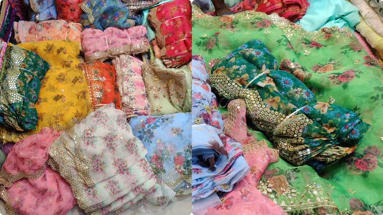 ডিজাইনার গজ কাপড় কিনুন কম দামে/Designer gouge fabric buy. - YouTube