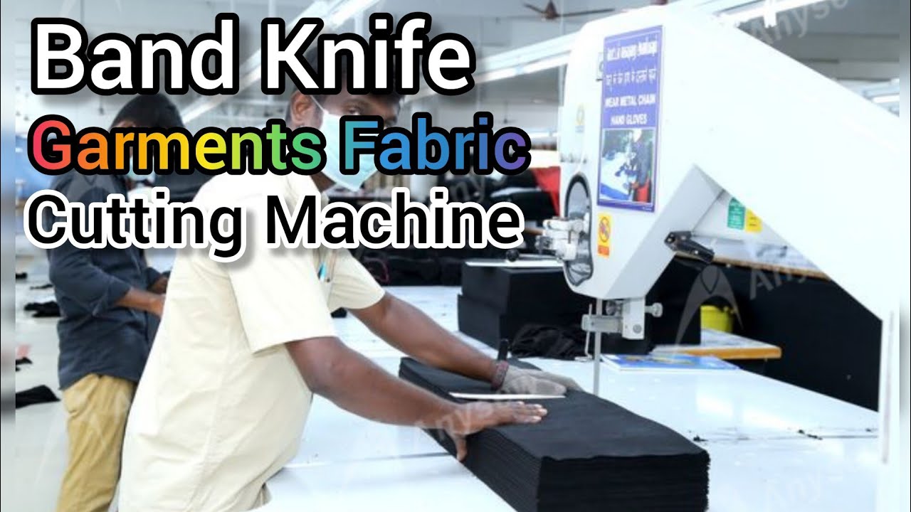 Band Knife Fabric Cutting Machine Used In Garment Industry - YouTube