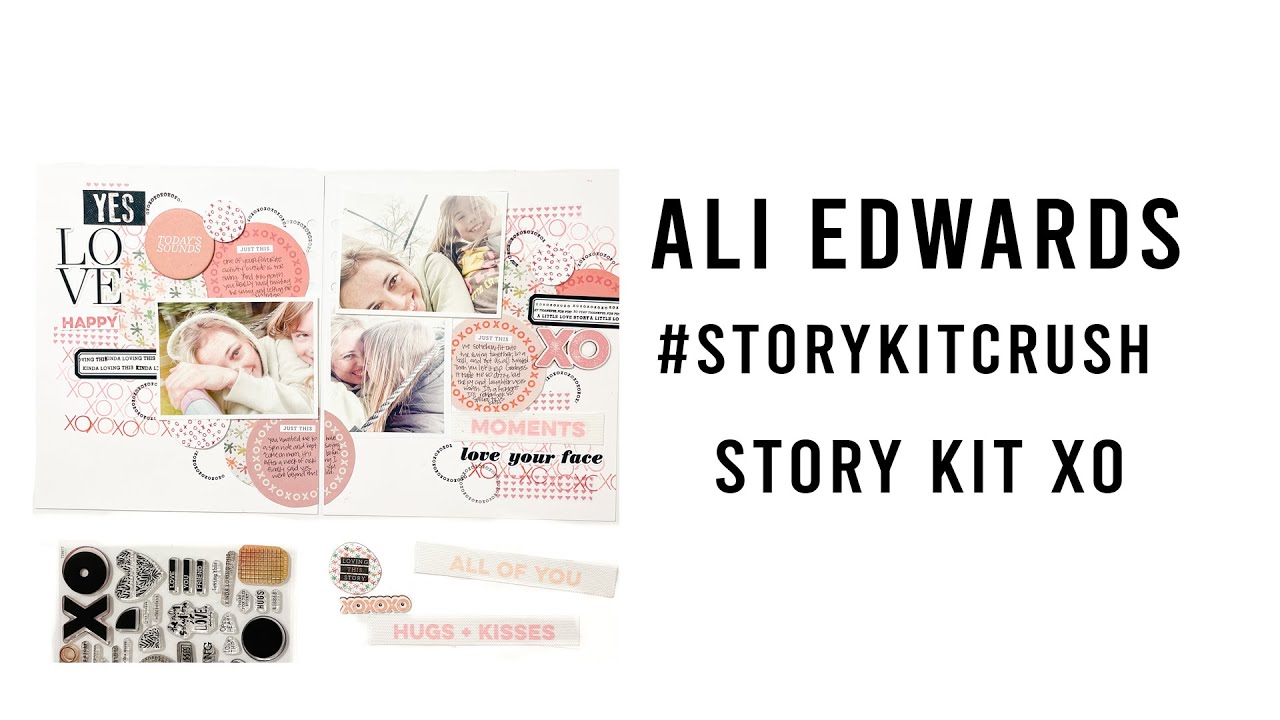 Ali Edwards | Story Kit Crush | Scrapbooking Process Video - YouTube