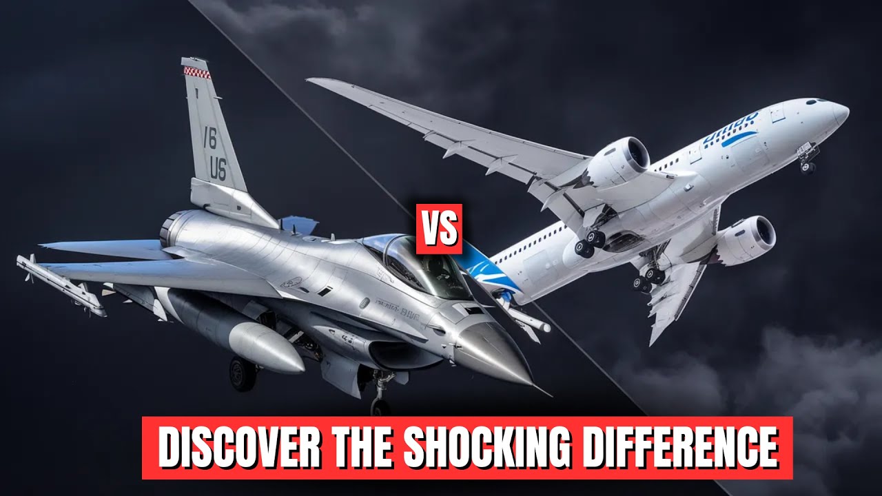 How F16 Wings STACK UP Against Passenger Plane Wings - YouTube