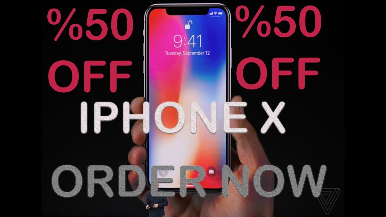 GET IPHONE X 50% OFF use the promo code in the video it works for ...