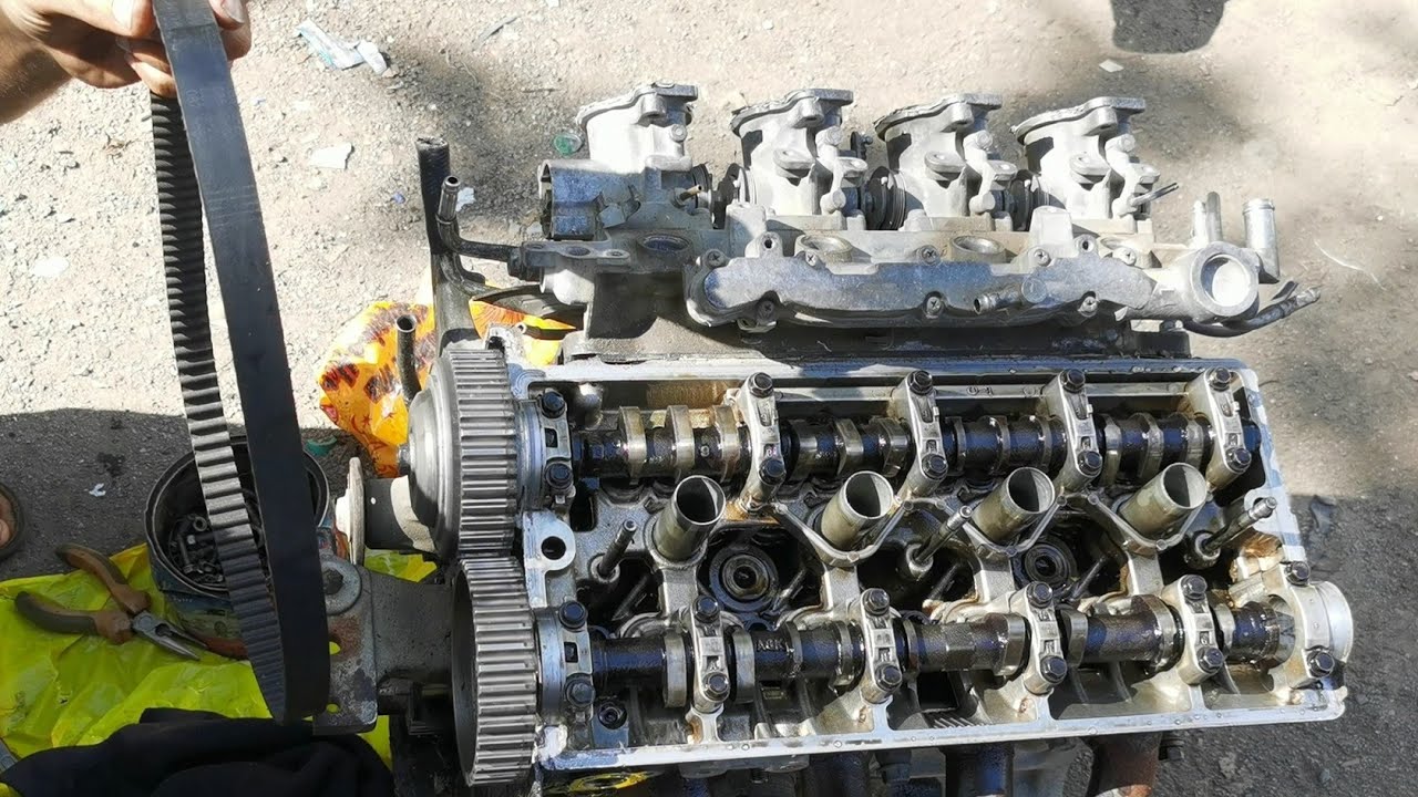Toyota 4A GE Engine Timing Belt Install Toyota 4A Engine Timing Mark