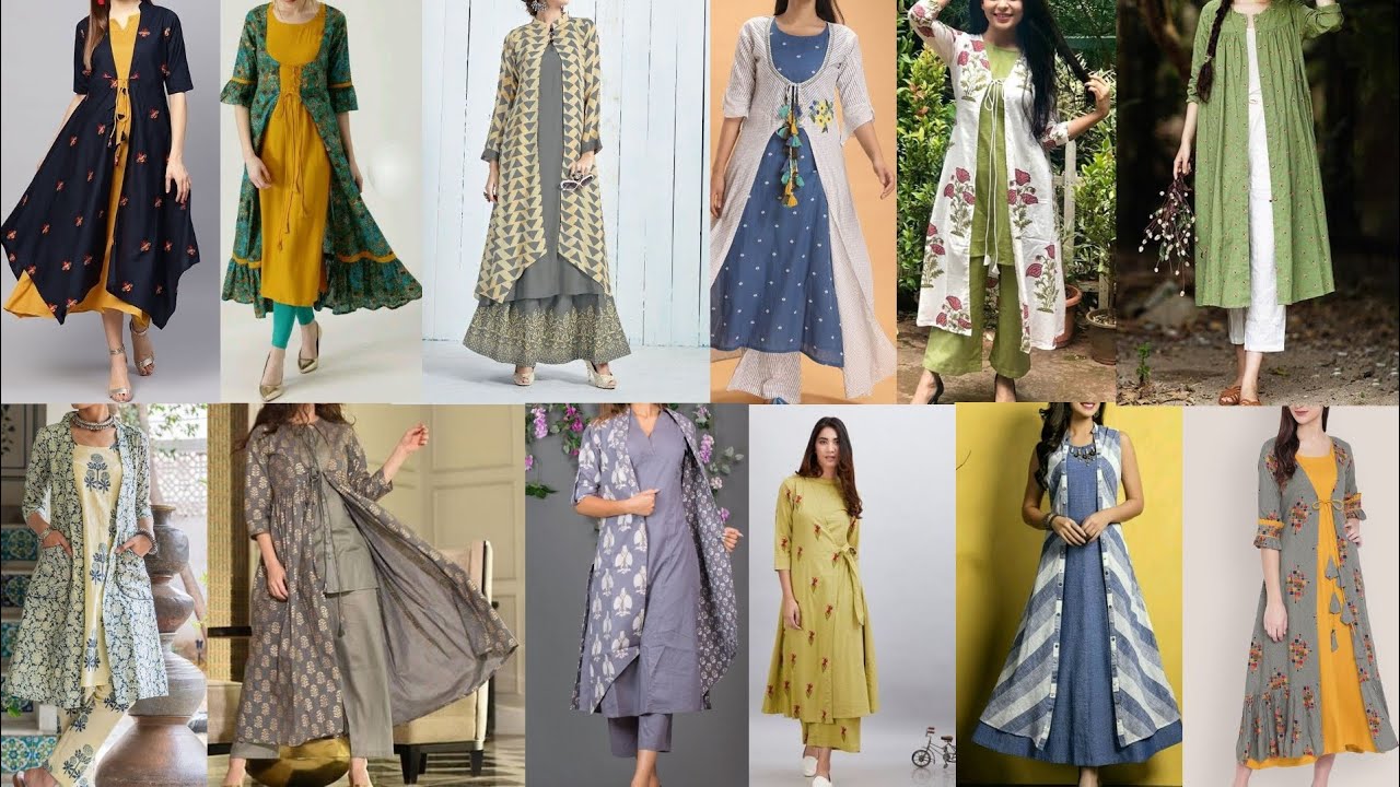 Front Double Open Shirt/Frock/Maxi Design Ideas | Latest Gown Style ...