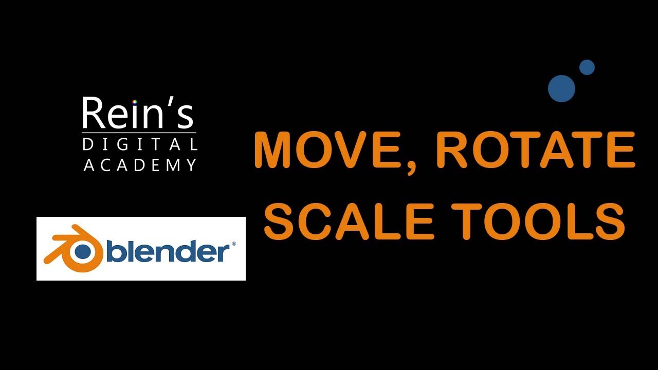 Transform Tools - Move, Rotate and Scale Tools in Blender Software ...