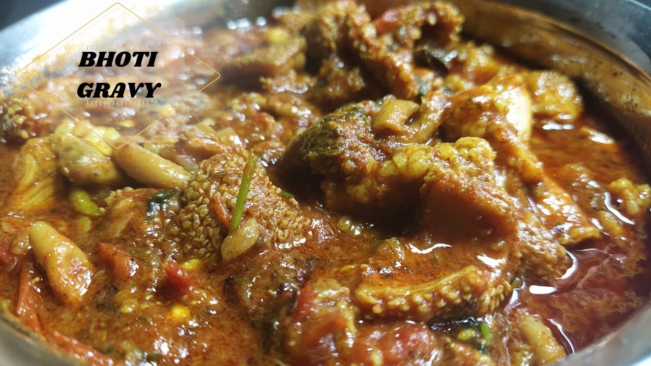 Bhoti Curry 🐐|| A Goat Intestine Gravy Recipe🔥 - YouTube