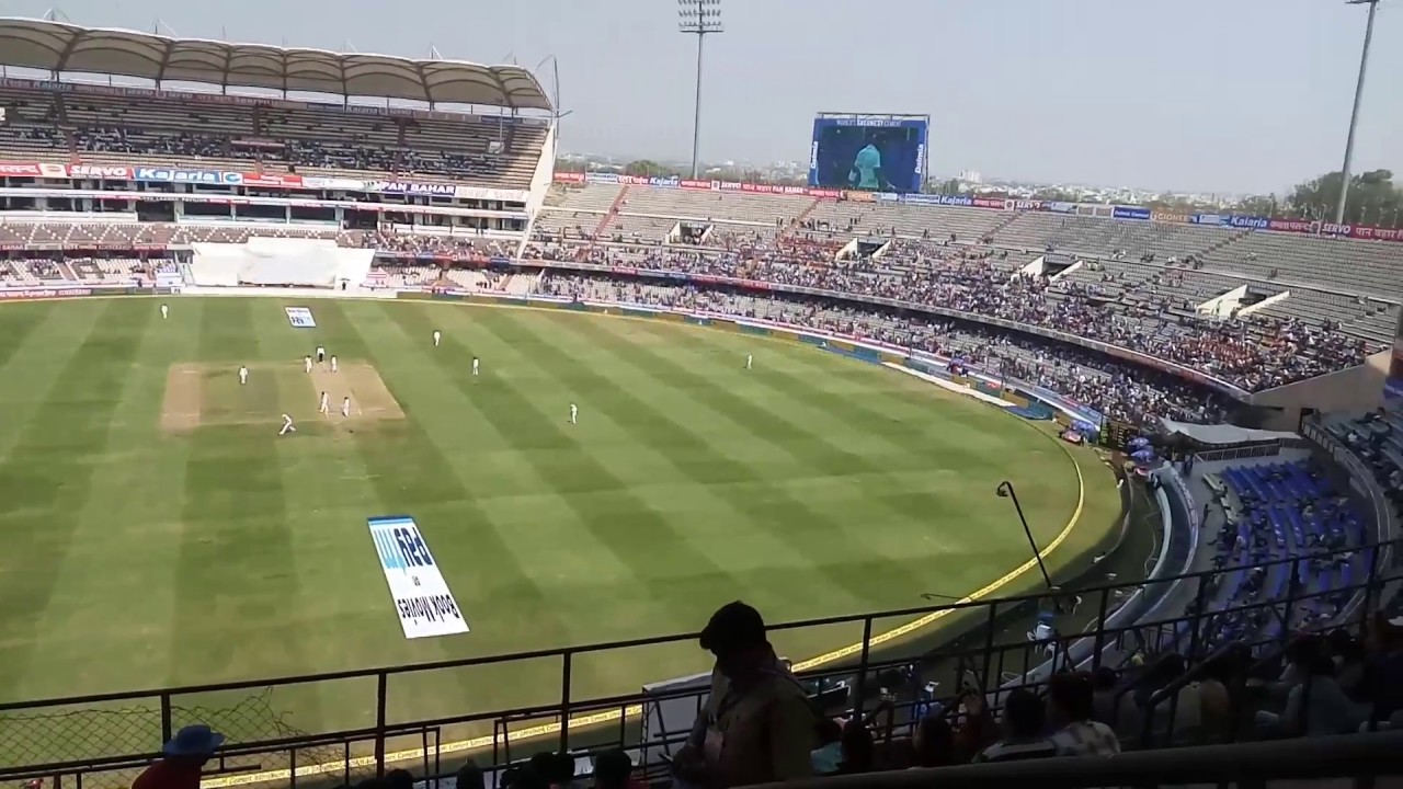 Rajiv Gandhi international cricket stadium,Hyderabad view from south ...