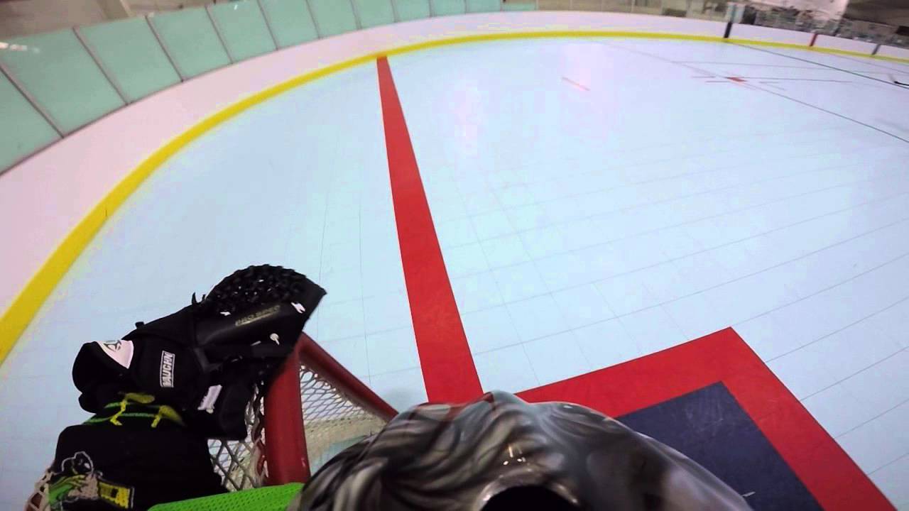 GoPRO Roller Hockey Goalie POV 2 - YouTube