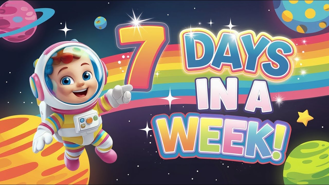 🎵 7 Days In a Week! | Fun Kids Song to Learn Days of the Week 🌟 | Song ...