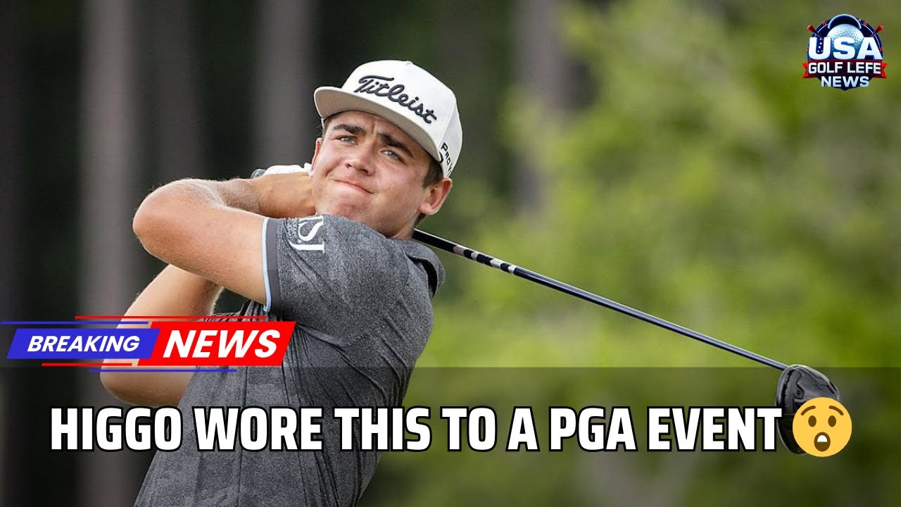 Garrick Higgo Ditches Sponsors, Rocks MLB & NFL Hats at Corales! 🧢 । USA GOLF NEWS - YouTube