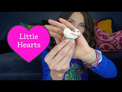 Kristy Glass Knits: FO: LITTLE HEARTS - YouTube