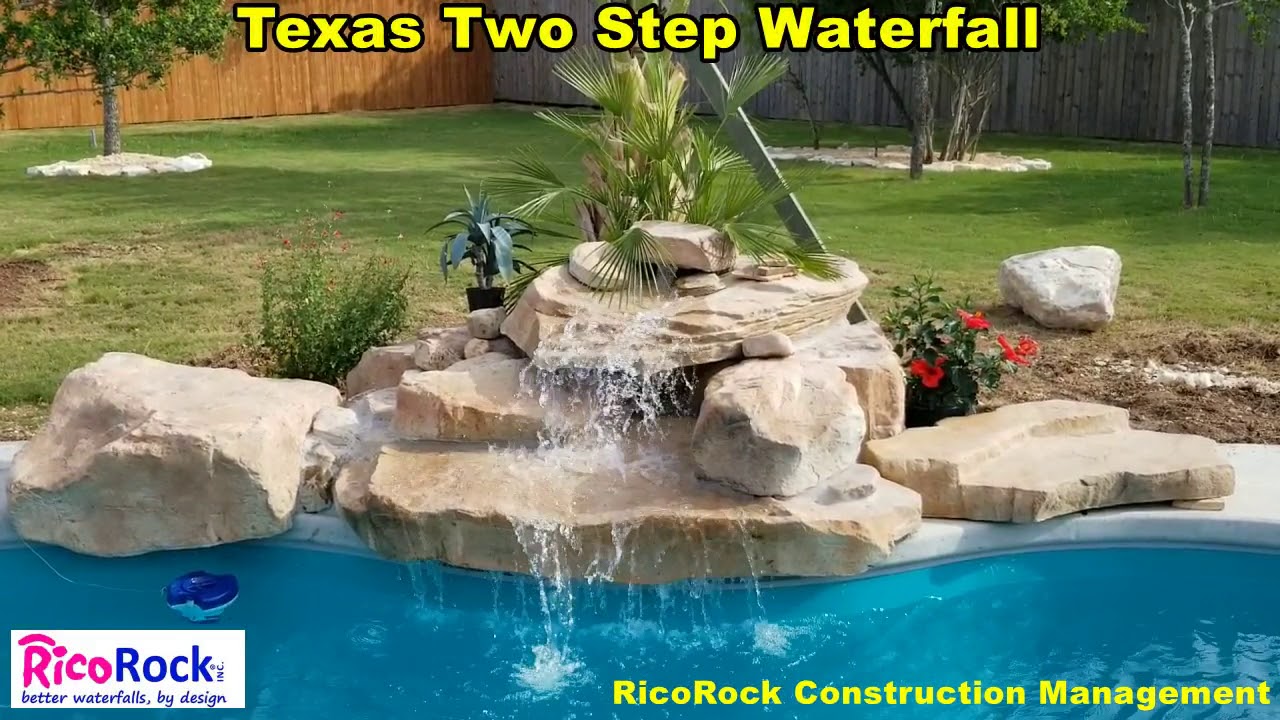 RicoRock Texas Two Step Waterfall - YouTube