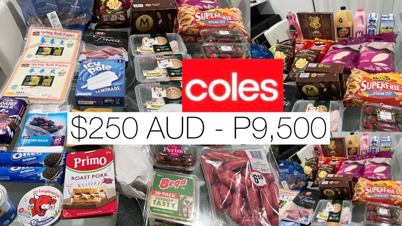 OREO CADBURY CHOCOLATE STRAWBERRIES COLES GROCERY HAUL - YouTube