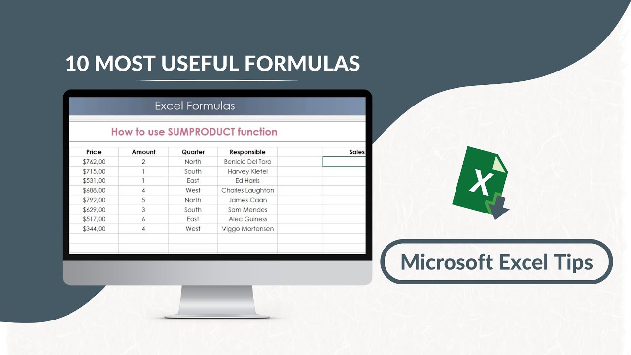 10 Most Useful Formulas - YouTube