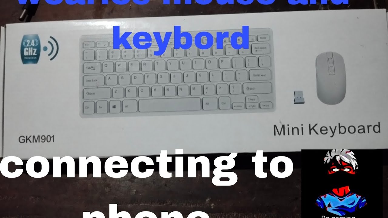 wearless mouse and keybord | mouse cinnecting to phone | how connecting ...