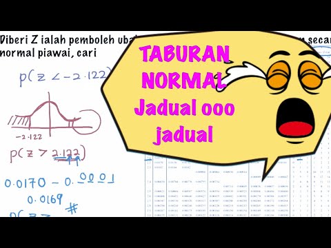 TABURAN NORMAL Jadual - YouTube