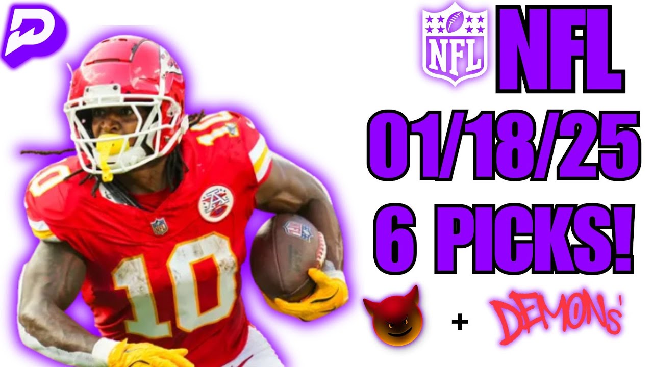 🏈 BEST NFL PICKS FOR SATURDAY | TODAY | PRIZEPICKS | PLAYOFFS | DEMONS ...