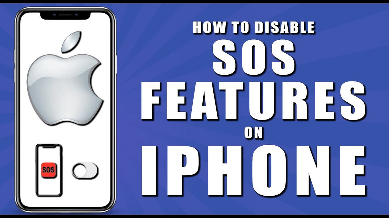 How to disable sos features on iphone (2024) - YouTube