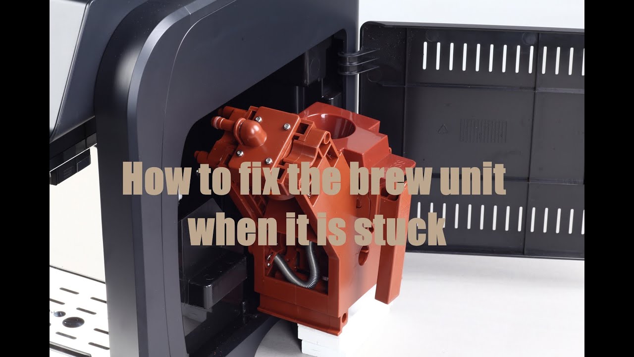 MEROL Coffee Machine-Get brew unit to the correct position - YouTube