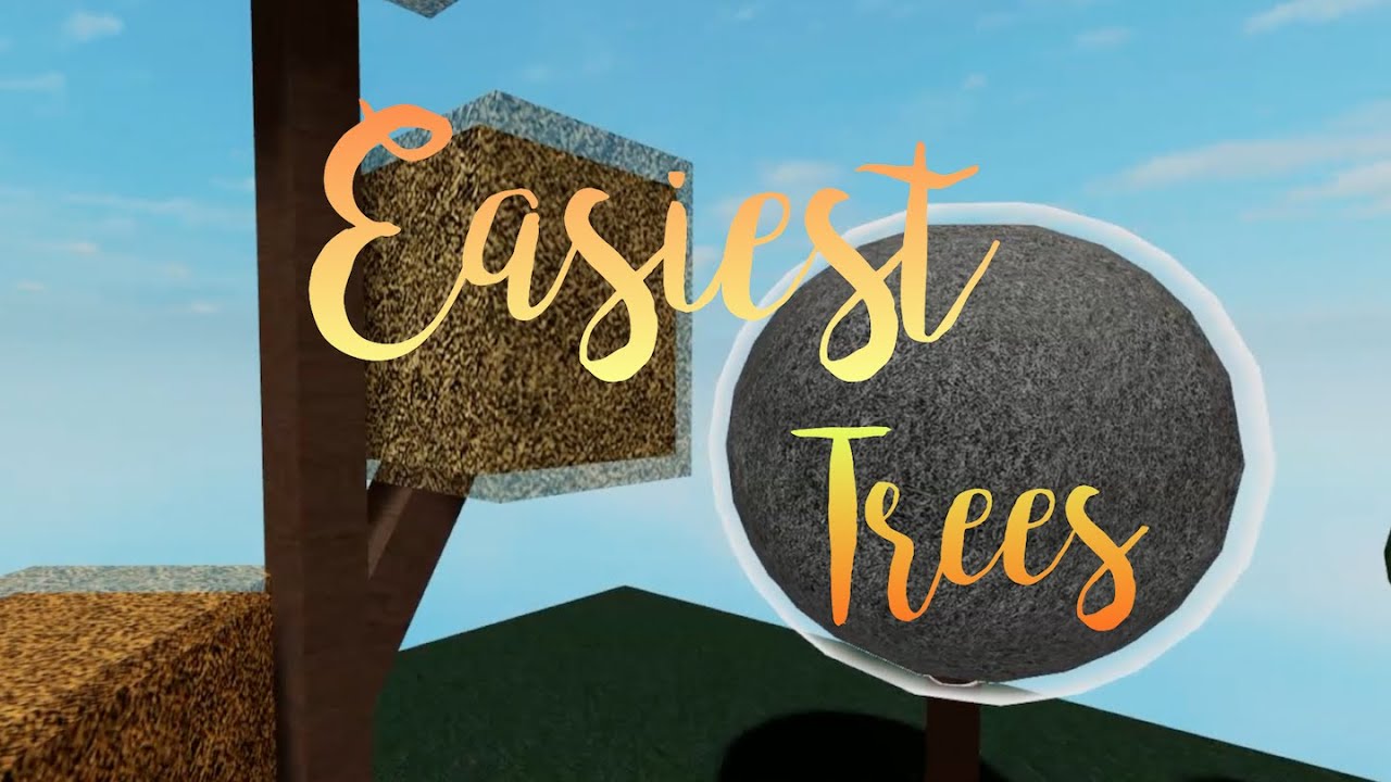 HOW TO MAKE 3 SIMPLE TREES | ROBLOX SPEEDBUILD - YouTube