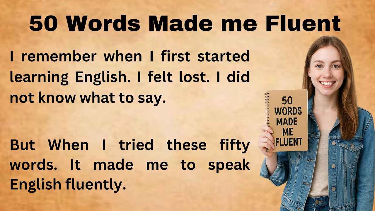 If You Know These 50 Words You Can Speak Fluently || How 50 Words Made ...