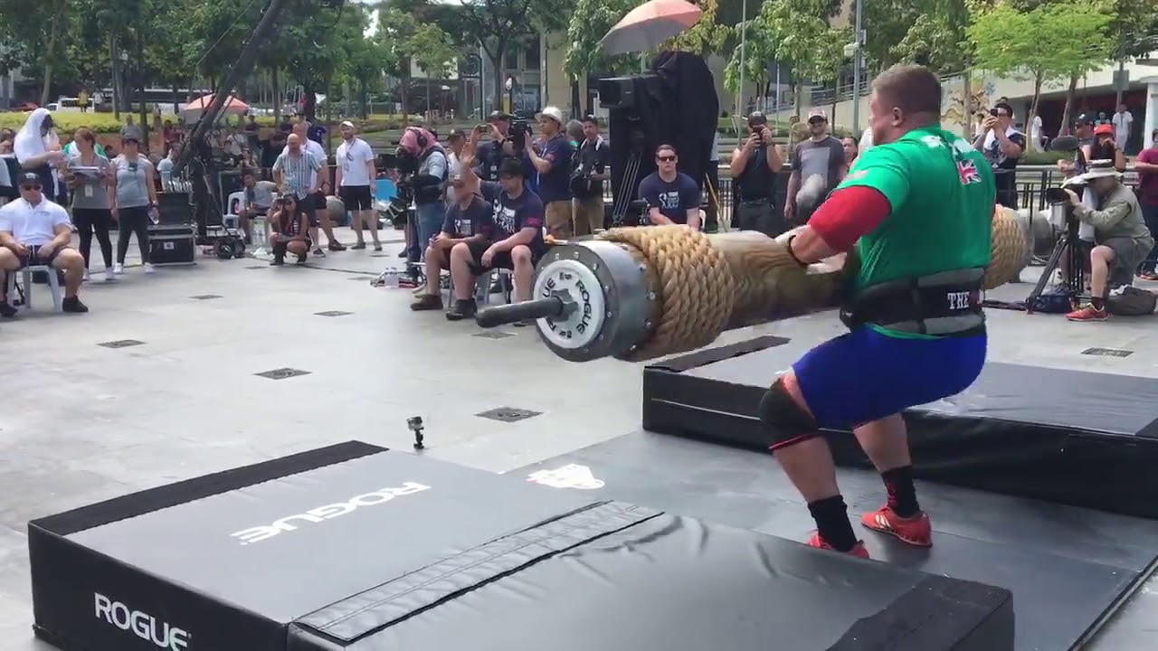 Luke Stoltman & Bryan Benzel - Loglift at WSM 2018 Heats - YouTube