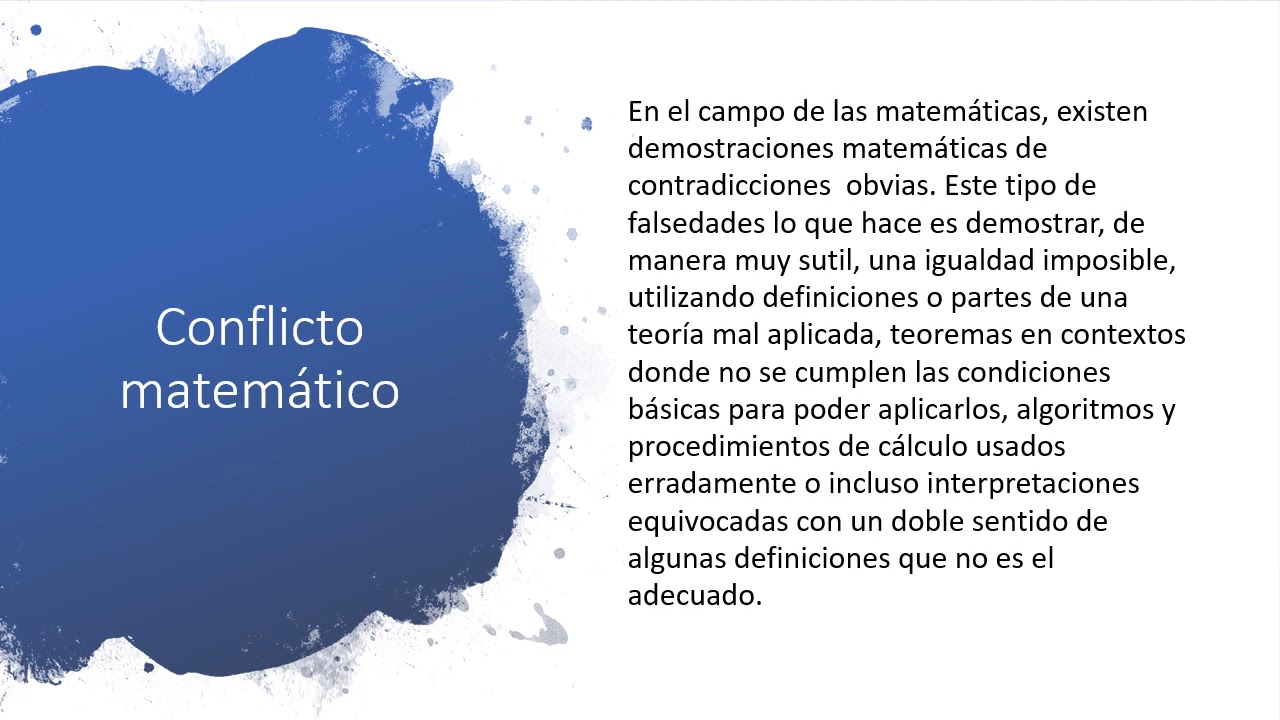 Falacia matemática - YouTube