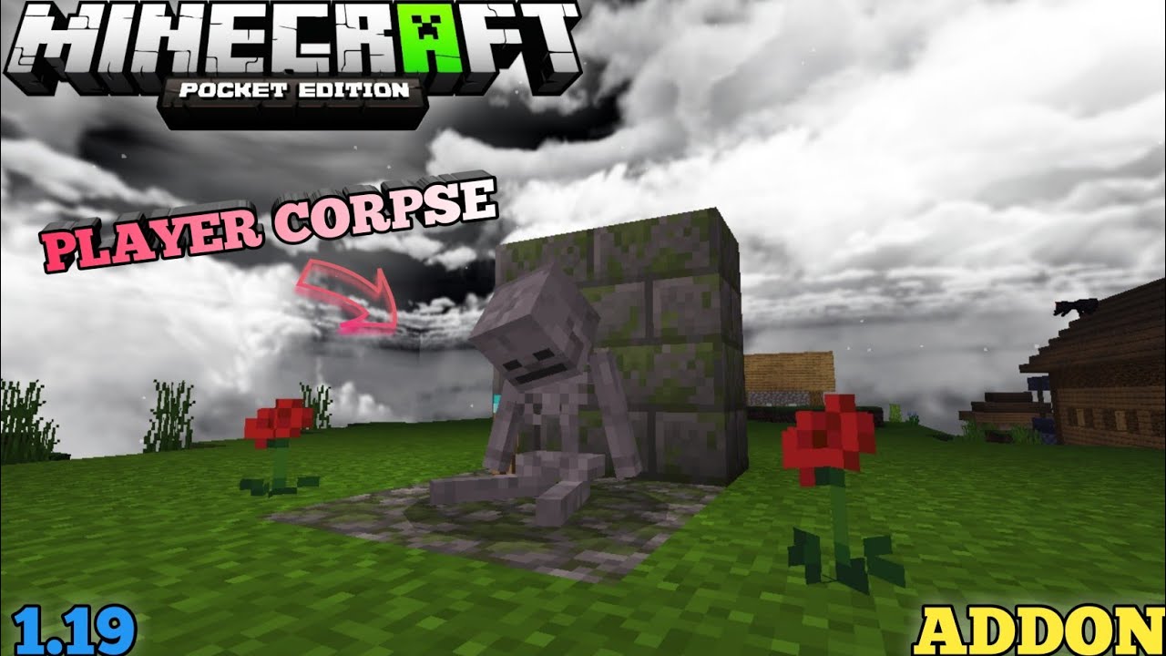 Player Corpse Addon In Minecraft Pe [MCPE BEDROCK 1.19. 21] - YouTube