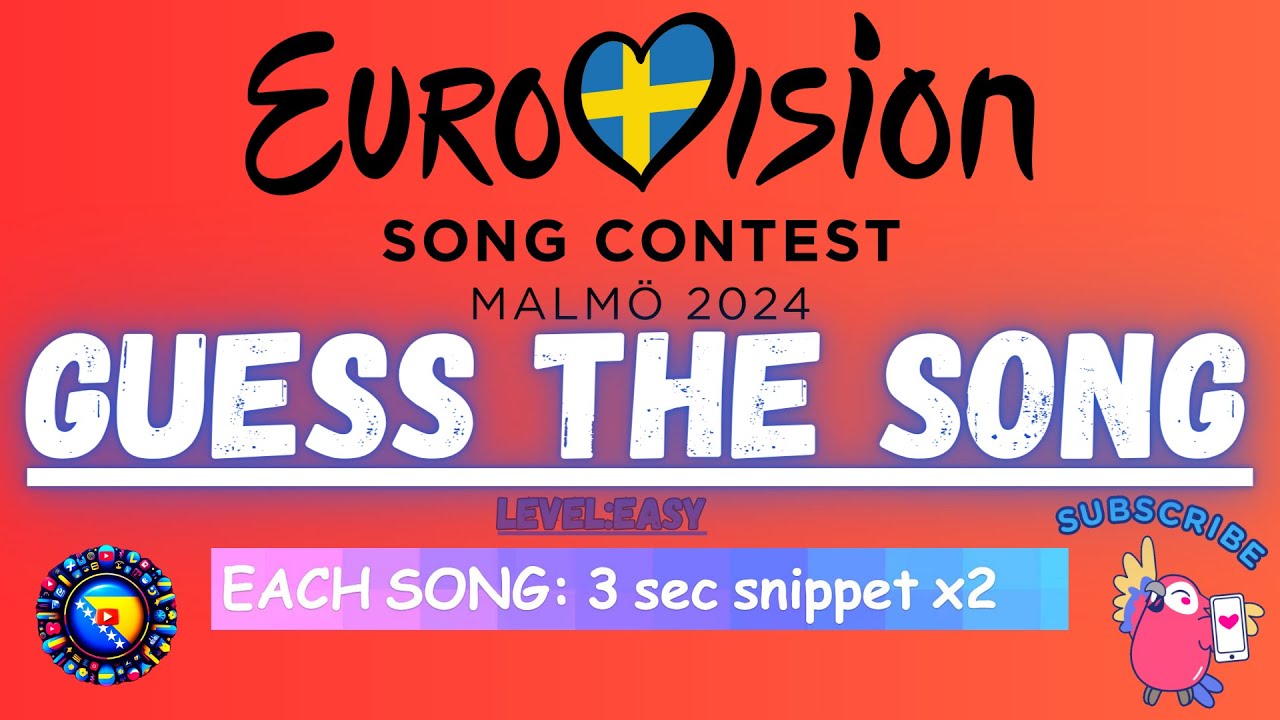 Eurovision 2024 ⏐ GUESS THE SONG ⏐ ESC24 - YouTube