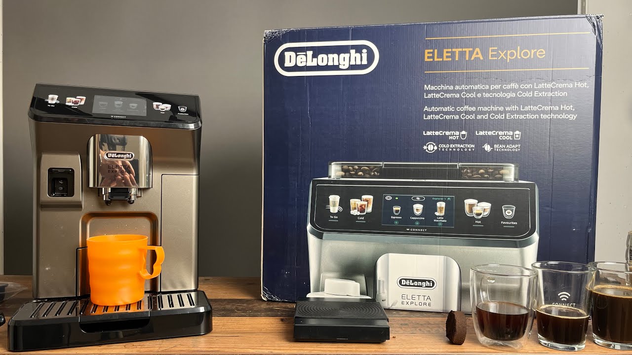 How to Setup the Delonghi Eletta Explore Superautomatic Coffee Machine ...