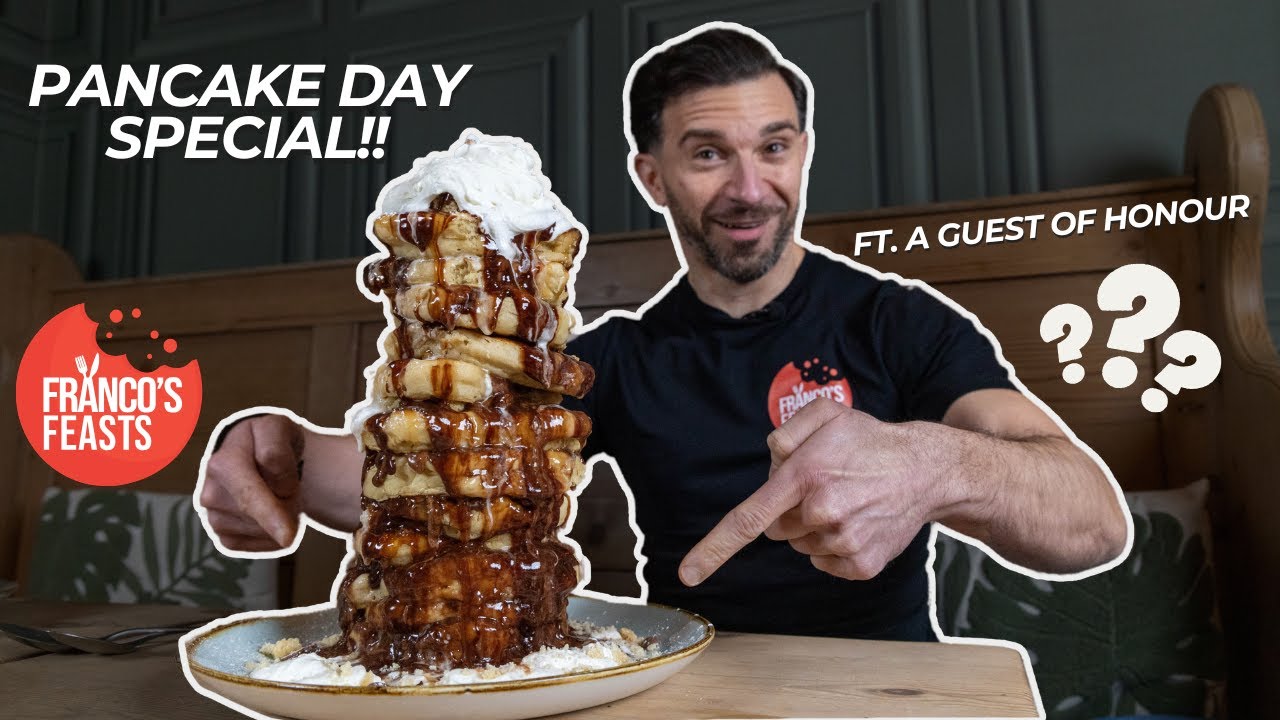 PANCAKE DAY CHALLENGE WITH @MaxvsFood ! - YouTube