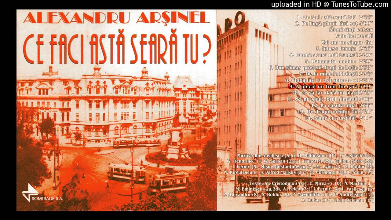 Alexandru Arsinel - A Plecat Un Tren Din Gara - YouTube