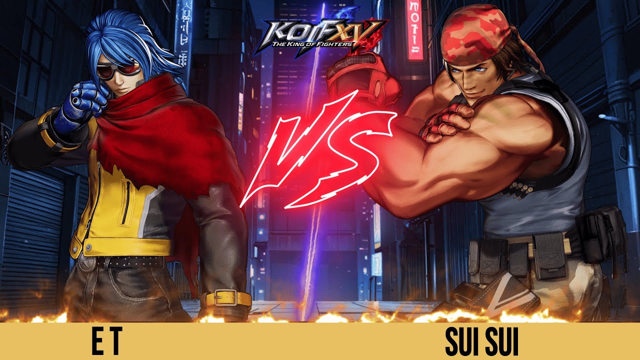 KOFXV ET (Ralf/Leona/Hrohnen) vs Sui Sui (Clark/Ralf/O.Yashiro) First ...