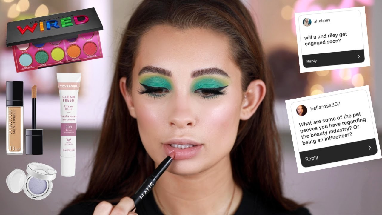 TRYING NEW MAKEUP & SPILLING SOME TEA - YouTube