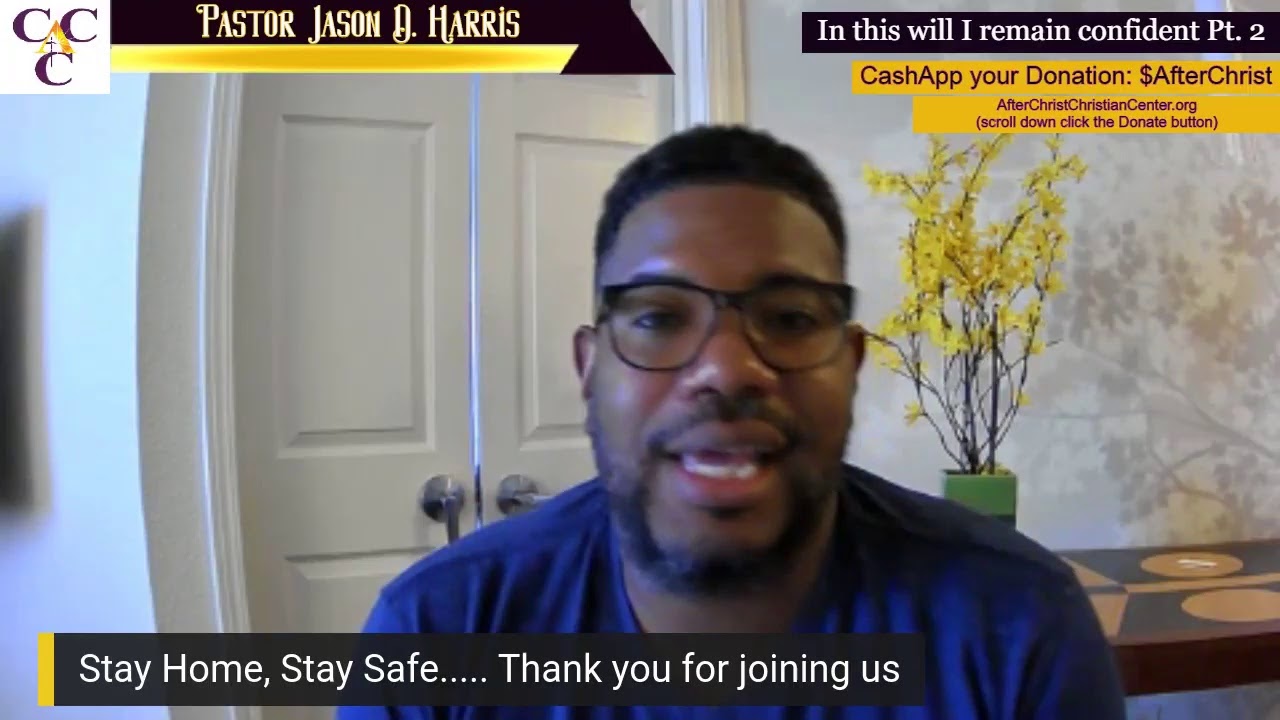 In this will I remain Confident PT 2. with Pastor Jason D. Harris - YouTube