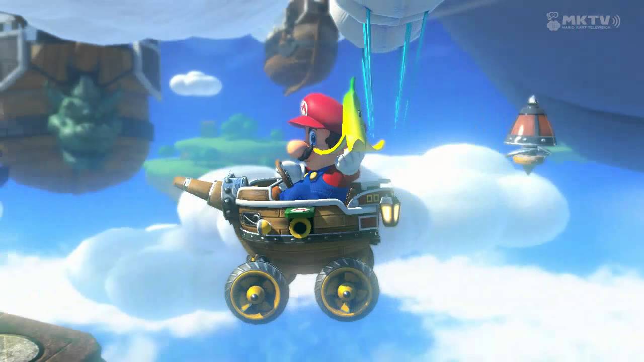 Wii U - Mario Kart 8 - Cloudtop Cruise - YouTube