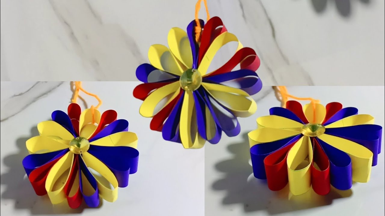 Diy Christmas decorations ideas/Christmas decor with paper - YouTube