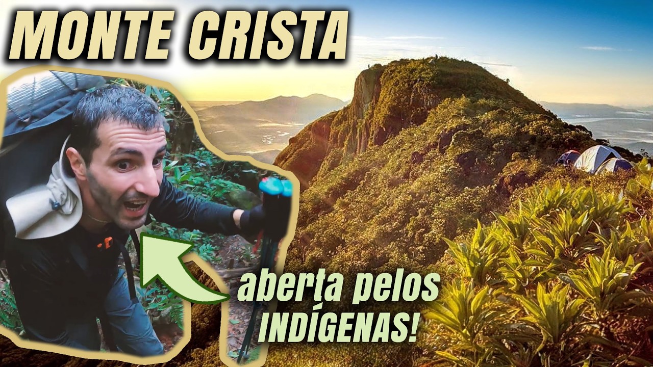 Como é acampar no MONTE CRISTA, em Garuva (SC)? (967m) Uma trilha cheia de história... - YouTube