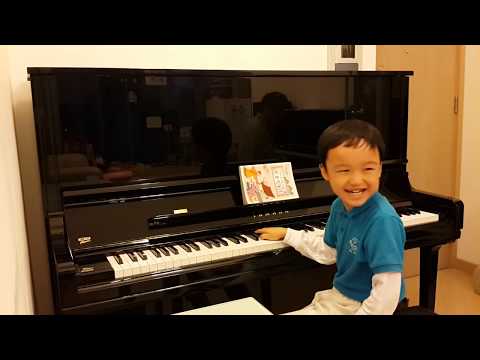 Piano Duet of Chopin's Fantasie Impromptu (蕭邦 幻想即興曲), by Jonah Ho (age 5) and his Papa