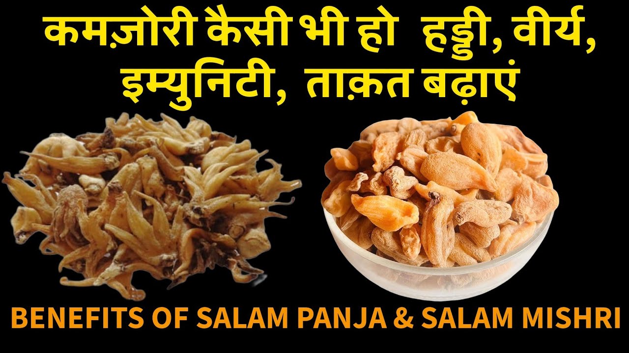 Salam panja Salam Mishri aur Salam Gatta ke fayde | सालब पंजा: शीघ्रपतन ...