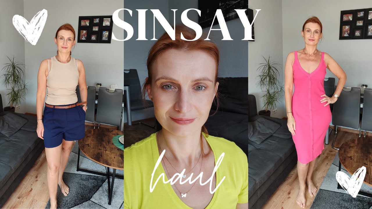 SINSAY HAUL / NOWOŚCI / LATO / MIERZYMY!!! 💥TOPY / SPODENKI / SUKIENKA ...
