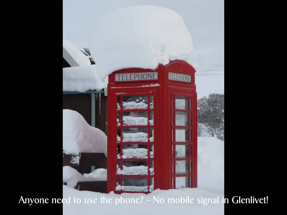 Glenlivet and Tomintoul in the Snow - YouTube