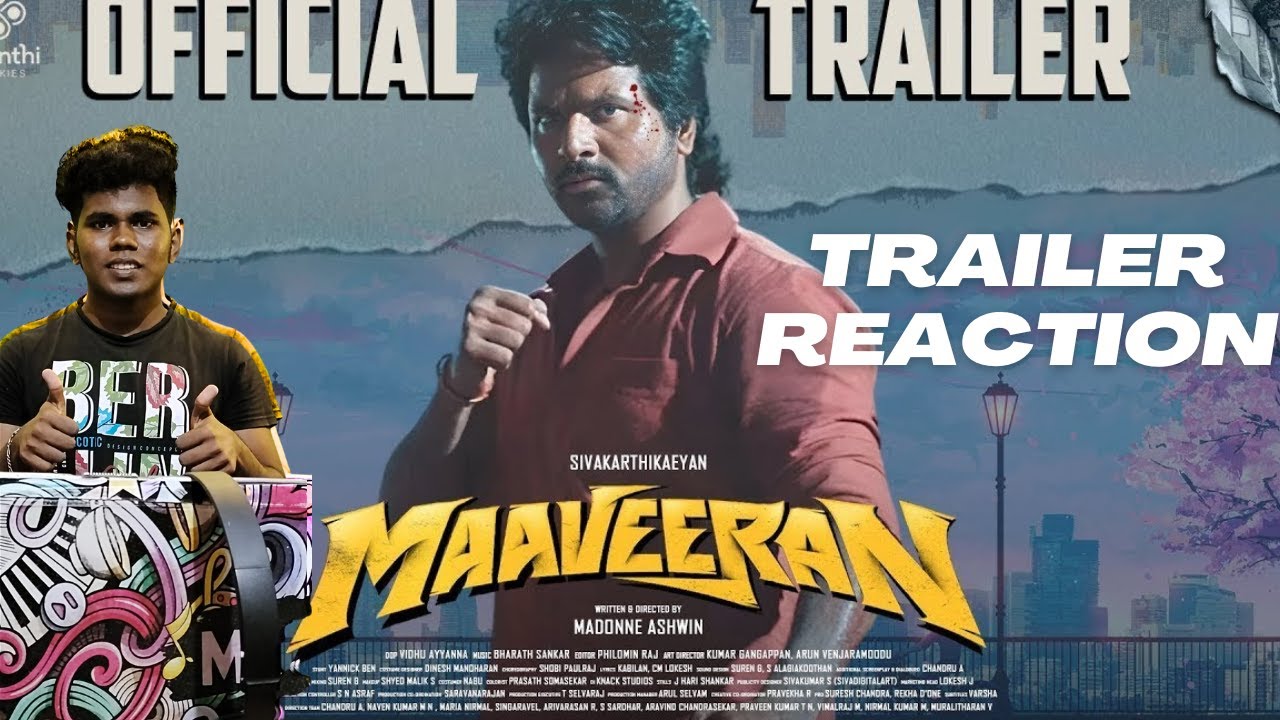 Maaveeran - Official Trailer| Reaction | Sivakarthikeyan, Aditi Shankar ...