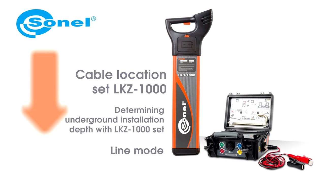 Determining underground installation depth with LKZ-1000 set - YouTube