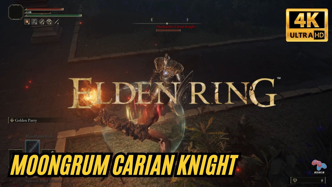 Elden Ring | Wretch Class | Lvl 1 Journey : Moongrum Carian Knight ...
