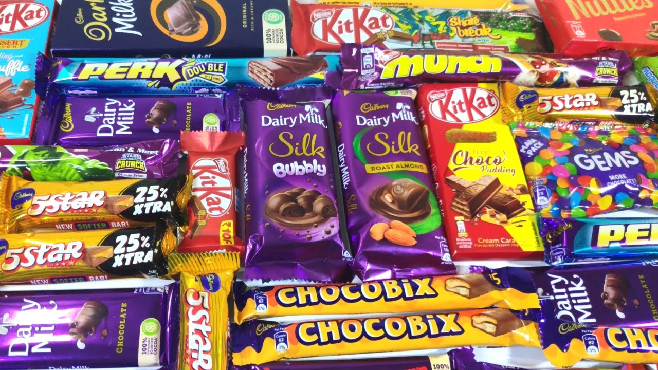 Lots of chocolates , Lots of Candies, Chocolate opening, Cadbury, Dairy ...