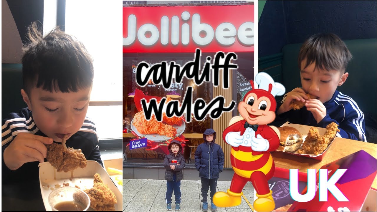 Jollibee Cardiff, Wales in UK - YouTube