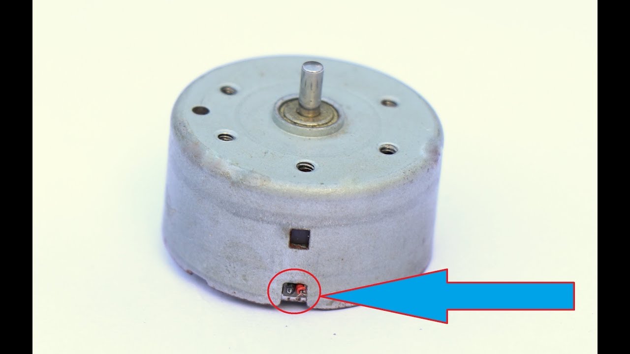 How To Fix a Broken DC MOTOR - YouTube