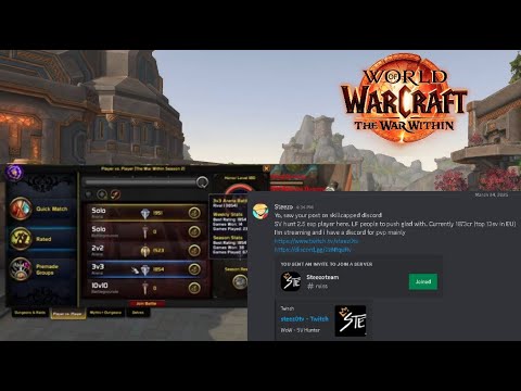 Daily PvP Dopamine+Harass WoW Retail s2 - YouTube