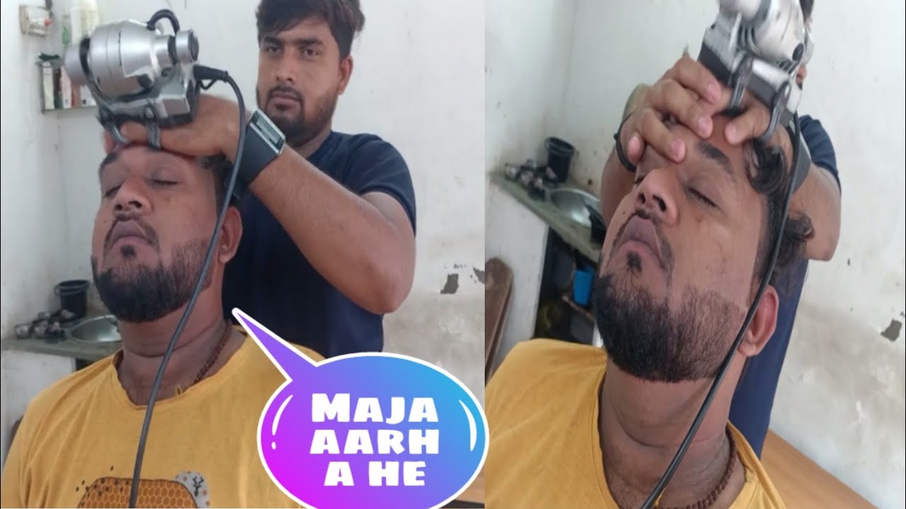 Indian Desi Oil Head Massage Boys/ देसी तेल मालिश / Best Men Head ...