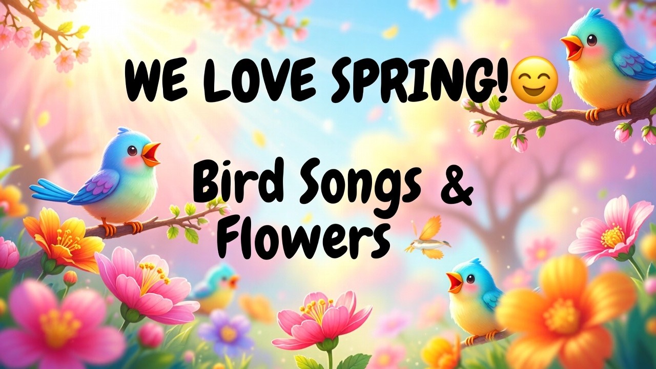 We Love Spring 🌸 | Gentle Kids Song About Birds & Flowers - YouTube